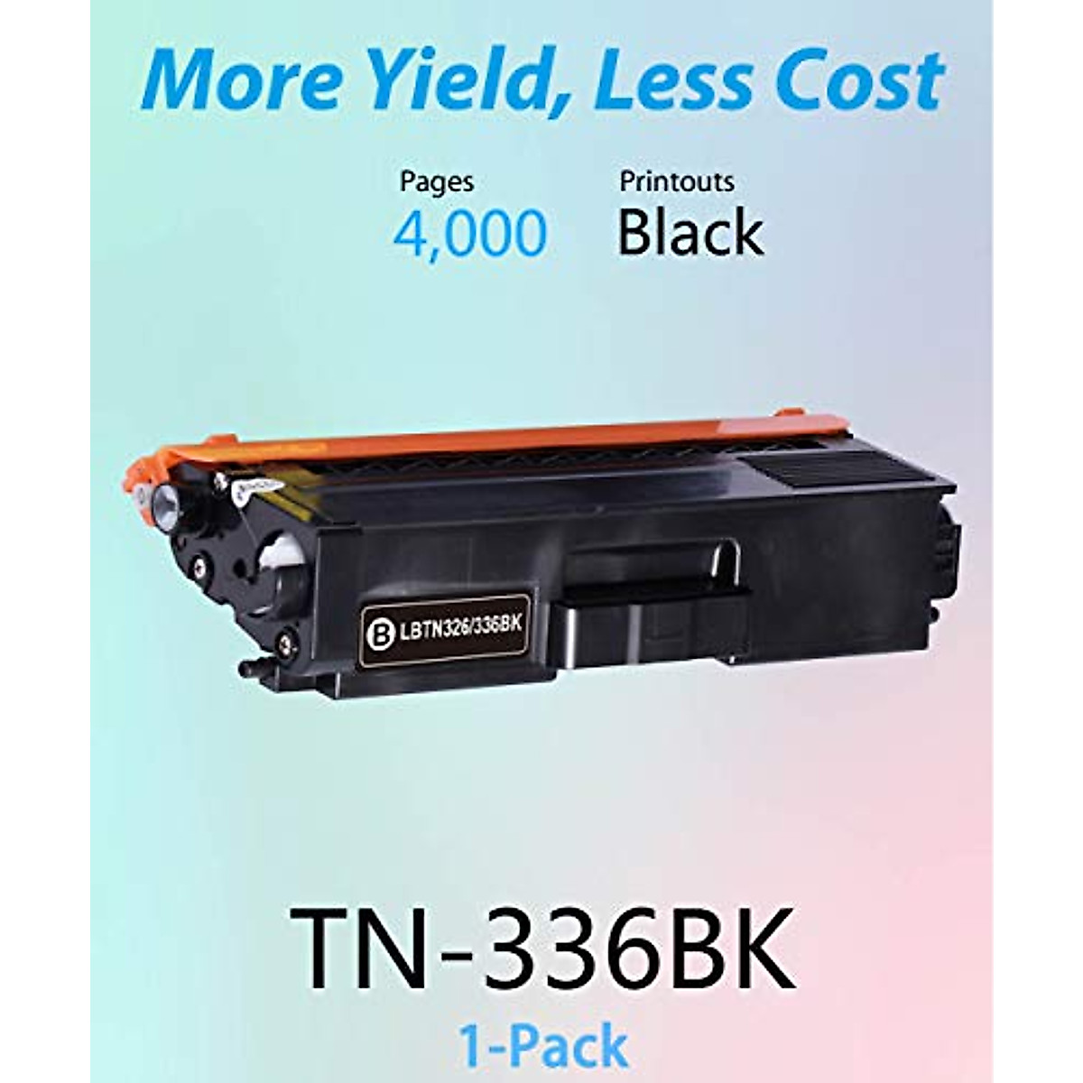 MM MUCH & MORE Compatible Toner Cartridge Replacement for Brother TN-336 TN336 TN336BK Used for HL-4150CDN 4570CDWT 4570CDW MFC-9970CDN 9460CDN 9560CDN 9970CDW (1-Pack, Black, High Yield)