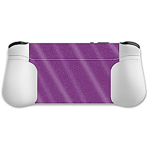 MightySkins Glossy Glitter Skin Compatible with Logitech G Cloud Gaming Handheld - Solid Purple | Protective, Durable High-Gloss Glitter Finish | Easy to Apply | Made in The USA