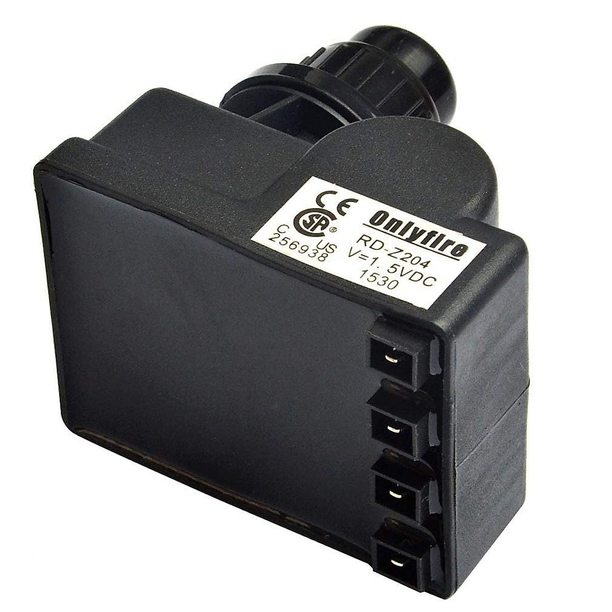 only fire Universal Fit 4-Spark Electronic Push Button Igniter Kit for Most Grills, Black