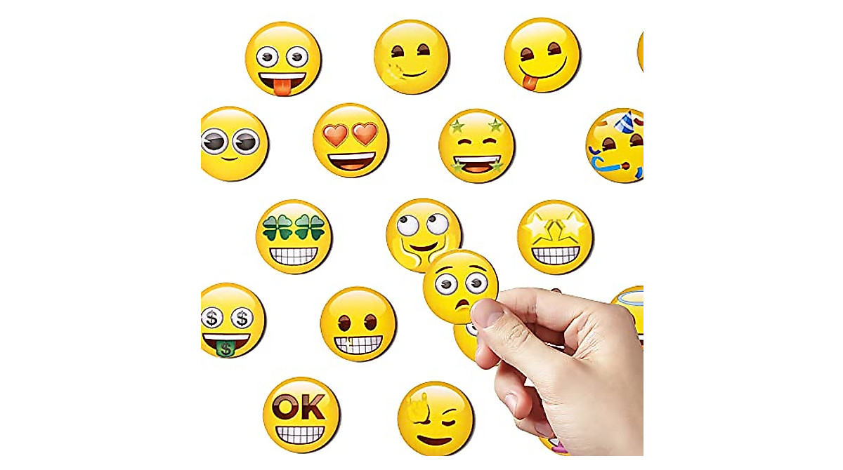 Cute Emoji Magnets for Fridge - 50PCS Fun Collection