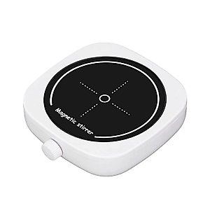 Magnetic Stirrer, Magnetic Stirrer Hot Plate Silent Portable Liquid Magnetic Mixer with Stir Head USB Cable Stir Plate for Home Experiments School Projects Lab Research