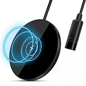 YKZ Magnetic Wireless Charger, Thinner & Lighter Wireless Charging Pad, 15W Fast Mag Charger for iPhone 13/13 Pro/13 Pro Max/13 mini/12/12 Pro/12 Pro Max /12 Mini AirPods Pro (No AC Adapter)