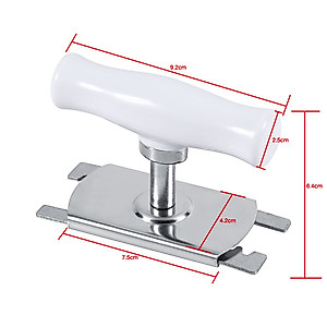 Adjustable Stainless Steel Jar Opener Seal Lid Remover Twist Off Screw Capping Tool Best Assist for Arthritis Sufferers Any Size Grip Quality Kitchen Gadgets and Tools Set