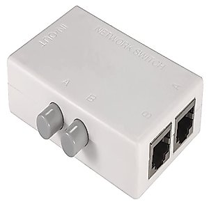 10Gtek Internet/Intranet Network Selector Switch, 1: 2 in/Out or Out/in
