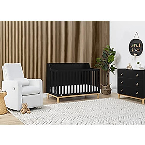 GAP babyGap Oxford 6-in-1 Convertible Crib - Greenguard Gold Certified, Ebony/Natural