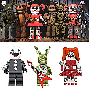 11 Xoerotk FNAF Action Figure, 24PCS 5 Nights Freddy Toys FNAF Gift Set Party Favors
