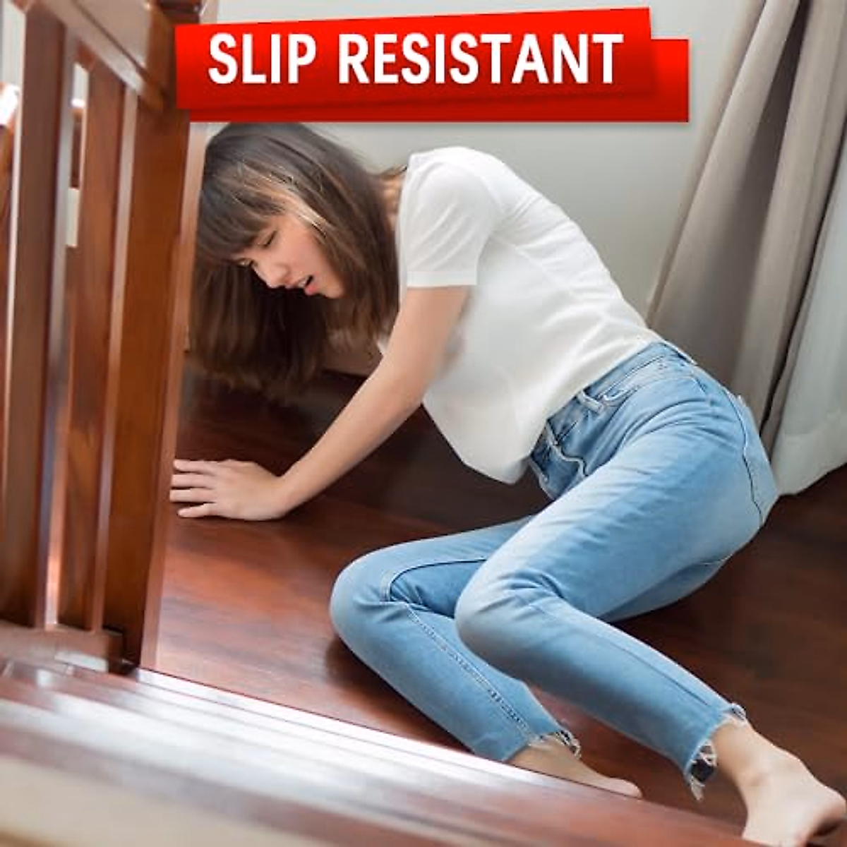 Carpet Stair Tread Rug Non Skid Tape for Stair, black diamond Grip tape for Wooden Step, Safety Non Skid Roll for Stair Step Runner Anti Slip Traction Tread Staircase Grip Adhesive tape Strip