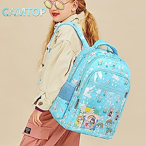 CAMTOP Preschool Backpack for Kids Girls Boys Toddler Backpack Kindergarten School Bookbags(Age 3-8 Year)
