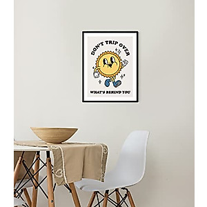 Retro Poster Wall Art, Aesthetic Posters, Trendy Room Decor for Bedroom Aesthetic, Cute Room Decor, Vintage Art Nostalgia poster for room aesthetic (12x16 inches)