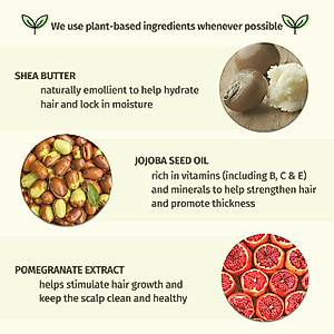 Hempz Triple Moisture Herbal Shampoo, Grapefruit & Peach Scent, Intensely Hydrate and Nourish, 8.5 oz.