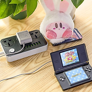 Funturbo DS Lite Charger, DS Charger Cable NDS Lite AC Adapter for Nintendo NDSL DS Lite Power Cable & Charging Cord with Earbuds Kit 5.2V 450mA (110-240v)