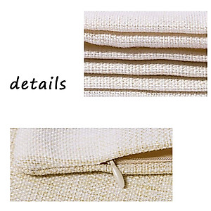 YANGYULU Pillow Covers Garden Sunflowers Blooming Flowers Decorative Cotton Linen Patriotic American Flag Cotton Linen Pillow Case Decor Independence Day Gift for Home 18"x18"4PCS(Sunflower Blooming)