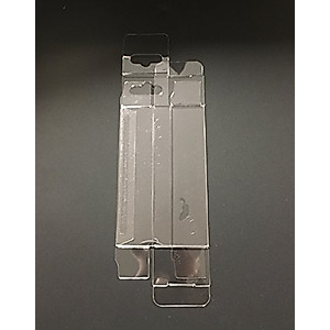 25 Clear Plastic PET Hang Box for Fishing Lures, Arts, Crafts, and Retail Size 1.5"X1"X4"
