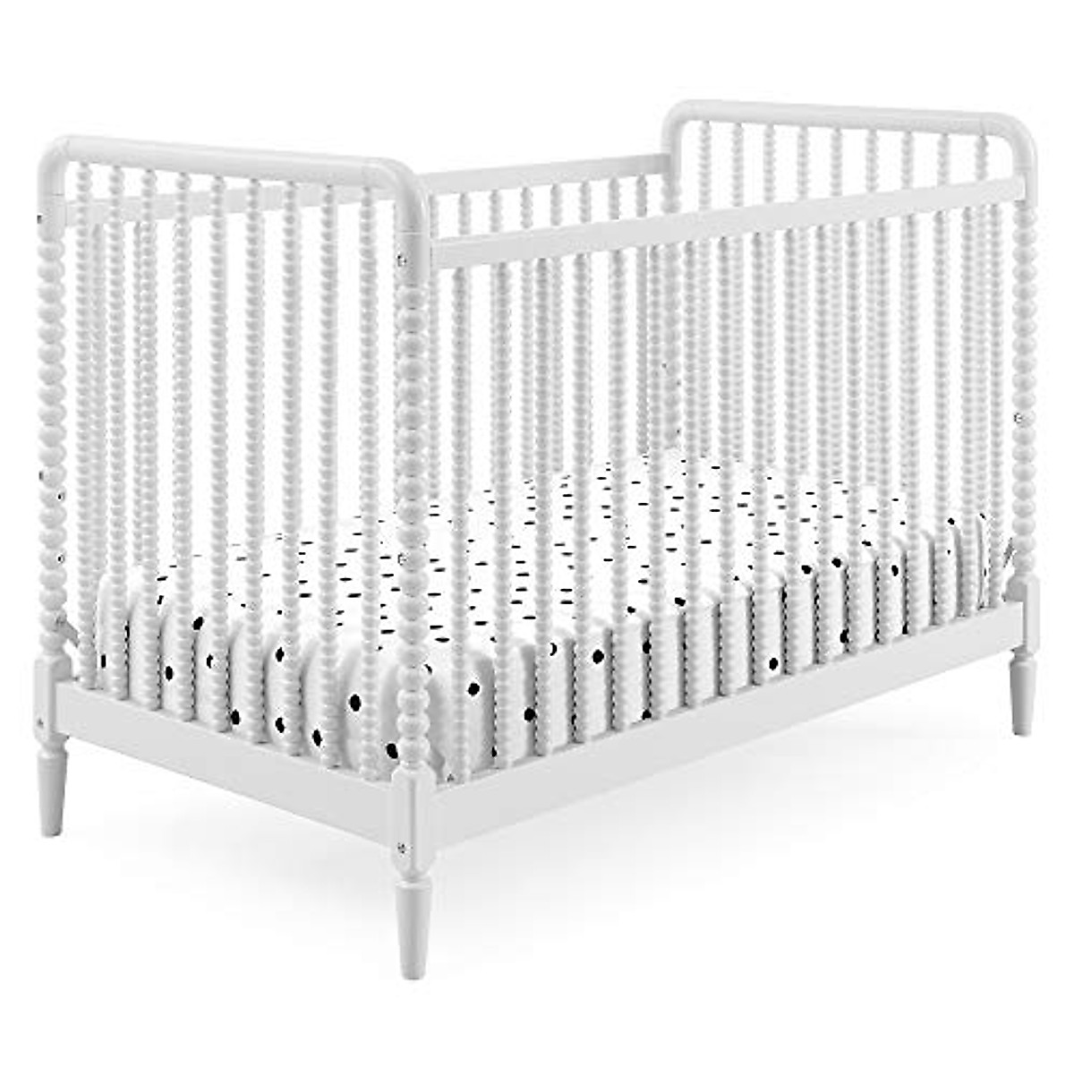 Delta Children Saint 4-in-1 Convertible Crib - Greenguard Gold Certified, Bianca White
