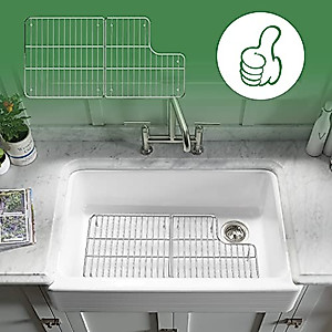 6639-ST Kitchen Bottom Basin Sink Rack for Kohler Whitehaven K-6488 and K-6489 304 Stainless Steel Sink