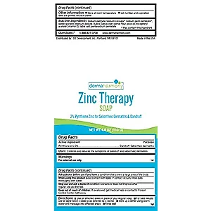 Dermaharmony 2% Pyrithione Zinc (ZnP) Bar Soap 4 oz - Crafted for Those with Skin Conditions - Seborrheic Dermatitis, Dandruff, Psoriasis, Eczema, etc.