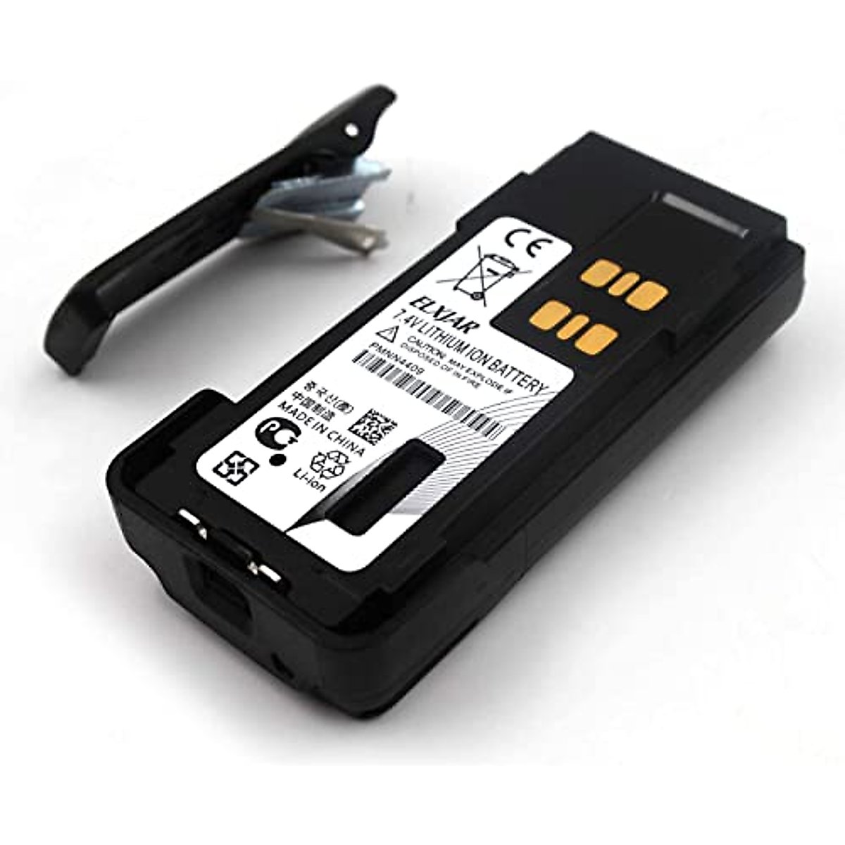 elxjar (2-Pack) 7.4V 2600mAh PMNN4409AR Replacement Two-Way Radio Battery for Motorola XPR7350 XPR7580 XPR7550 XPR3300 APX4000 APX1000 XPR3300 XPR3500 XPR7550 XPR7580 XPR7350 DP4400 PMNN4448