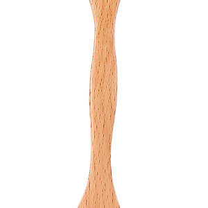 Wooden Salad Server,Integrated Salad Spoon and Fork Natural Hand Wooden Utensils for Serving Salad
