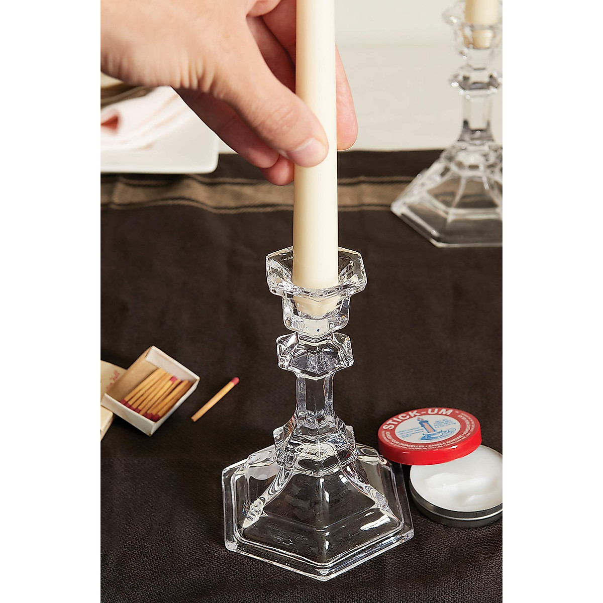 Fox Run Stick-Um Candle Adhesive, 0.5-Ounce