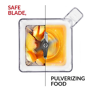 Blendtec Total Classic Original Blender and 75 oz FourSide Blender Jar - Kitchen Blender Bundle - Red