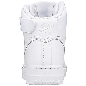 Nike Women's AIR Force 1 HIGH Casual Shoes (8, White/White/White)