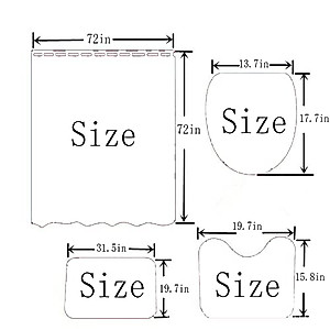 TIMYCA Black African Girl Bathroom Sets with Shower Curtains and Rugs, Toilet Lid Cover, Bath Mat, Inspirational Quote African Shower Curtain Set with Hooks, Waterproof Bathroom Shower Curtain Sets