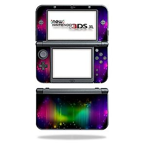 MightySkins Skin Compatible with New Nintendo 3DS XL (2015) Cover wrap Sticker Skins Glow