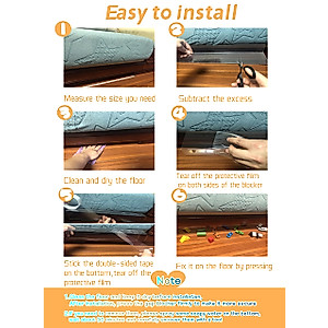 8 Pack Under Couch Toy Blocker-Adjustable Clear Under Bed Blocker for Pets,Stop Things from Going Under Couch Sofa Bed and Other Furniture,(15.74" L 3.14" H)