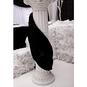 Anderson's Black Gossamer Wedding Decorating Fabric, 59 Inches x 100 Yards