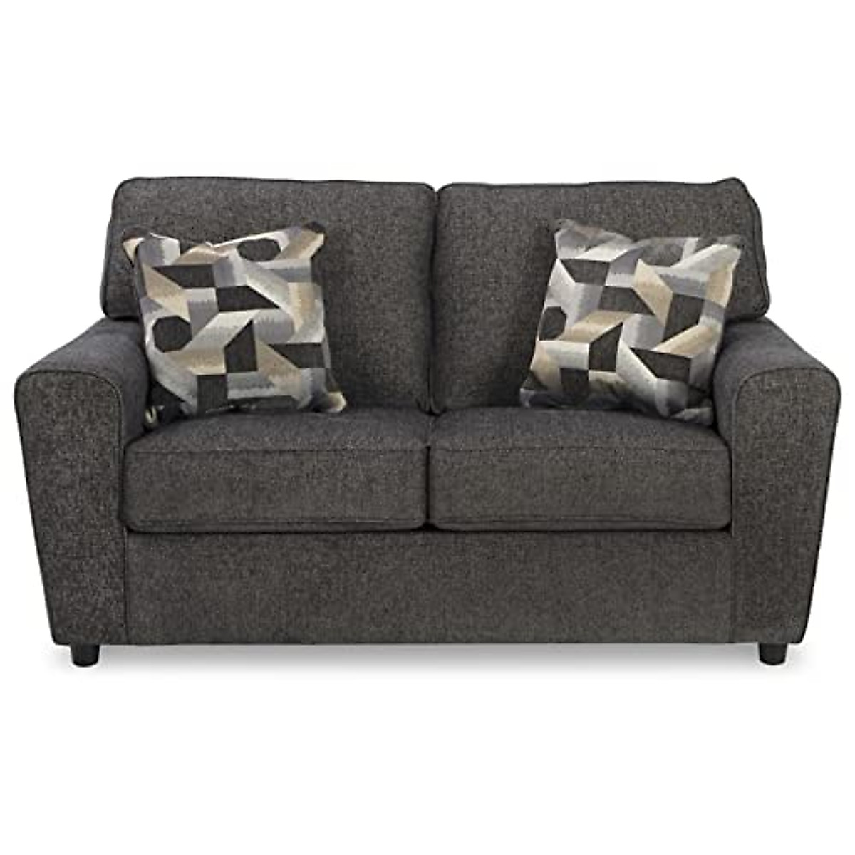 Signature Design by Ashley Cascilla Casual Loveseat, Dark Gray