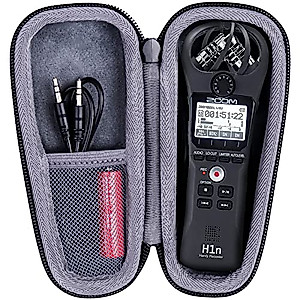 co2CREA Hard Case Replacement for Zoom H1n H1 Digital Handy Recorder (Black Case)