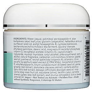 NutriBiotic – Peptide Face Creme with GSE, 2 Oz | Ultra-Hydrating | Collagen Synthesis Support | with Botanical Extracts & Oils & Vitamin E | Natural Fragrance & Paraben Free