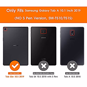 Soke Case for Samsung Galaxy Tab S5e 2019, Premium Shock Proof Stand Folio & Multi-Viewing Angles, Auto Sleep/Wake,Hard PC Back Cover for Galaxy Tab S5e 10.5 inch Tablet [SM-T720/T725/T727],Black