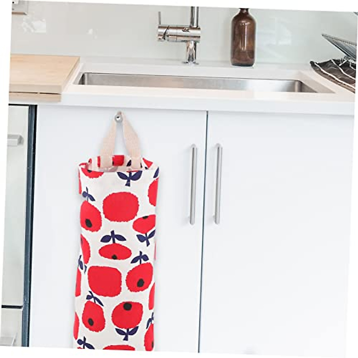 Zerodeko garbage bag storage bag plastic bag storage organizer bag holder for plastic bags grocery store bag holder Plastic Bag Holder grocery bag dispenser fabric storage rack hanging