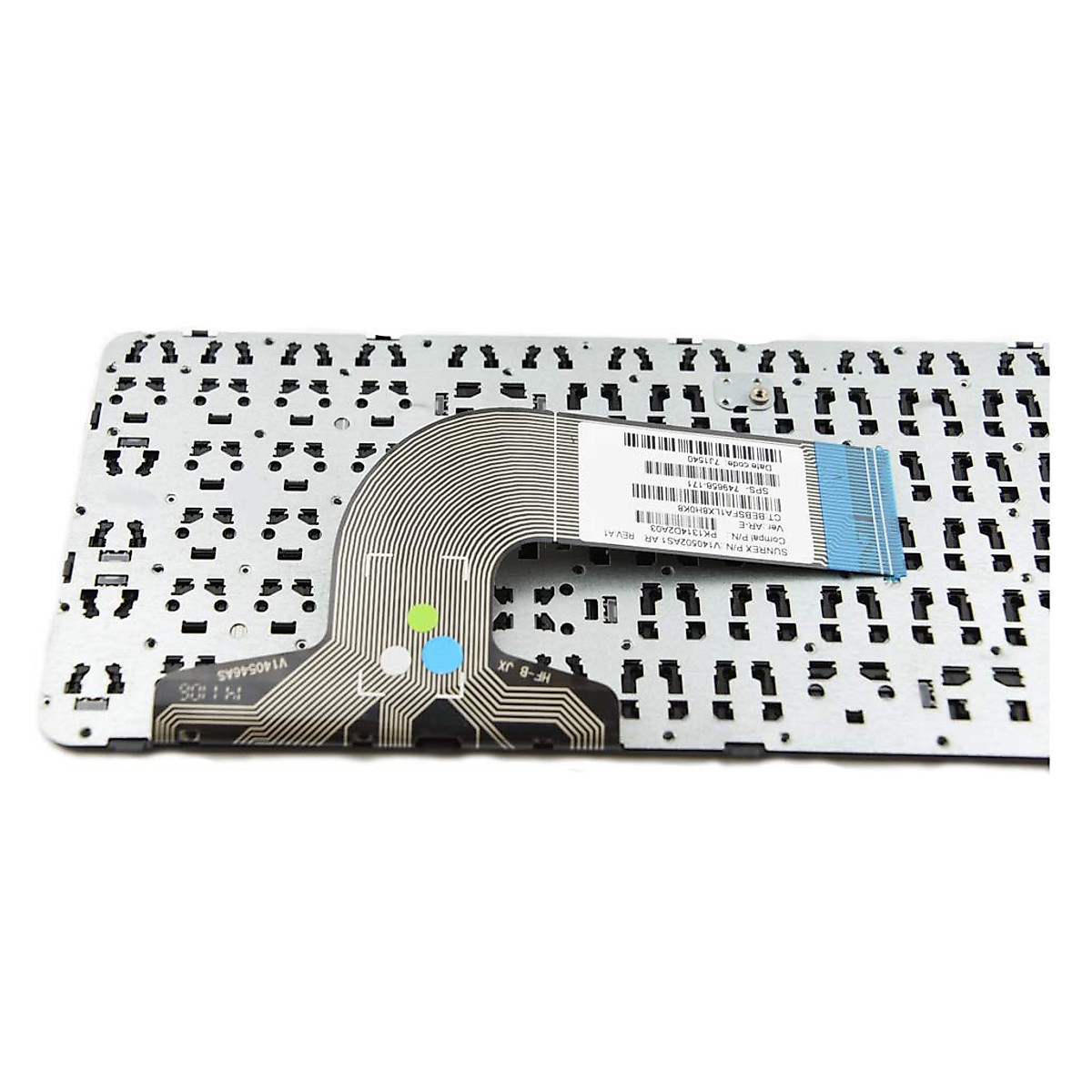 Replacement Keyboard Keys + Frame + Tool for HP Pavilion 15-E 15-N 15-D 15-G 15-R 15-A 15-S 15-H 15-F 776778-001 749658-001 708168-001 US Layout Repair Part