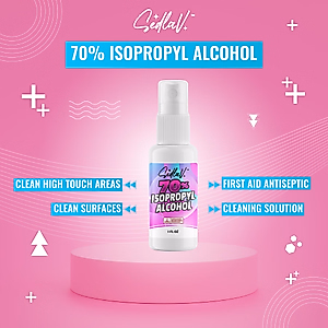 SEDLAV Isopropyl Alcohol 70% Spray Bottle, 70% Isopropyl Alcohol Sprayer, Isopropyl Alcohol Spray Bottles Small, Isopropyl Alcohol 70 Percent Small Bottle, Isopropyl Alcohol Travel Size (1)