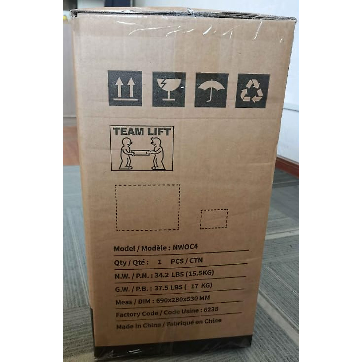 NOBLEWELL Office Chair Ergonomic Office Chair with Large Seat, Lumbar Support Computer Chair, Desk Chair with Adjustable Headrest, Armrest