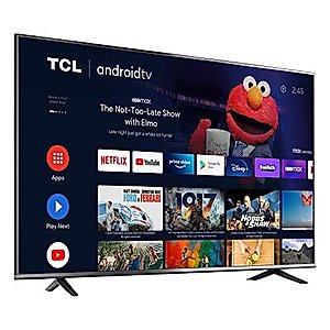 TCL 50-inch Class 4-Series 4K UHD HDR Smart Android TV - 50S434, 2021 Model