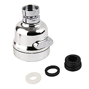 Solimeta Kitchen Sink Faucet Aerator, 360° Rotatable Faucet Sprayer Head Replacement, Water Saving Faucet