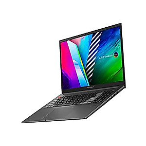 ASUS VivoBook Pro 16X OLED Slim Laptop, 16" WQUXGA 16:10 Display, AMD Ryzen 7 5800H CPU, NVIDIA GeForce RTX 3050 Ti, 16GB RAM, 1TB SSD, Windows 11 Home, 0°Black, M7600QE-DB74
