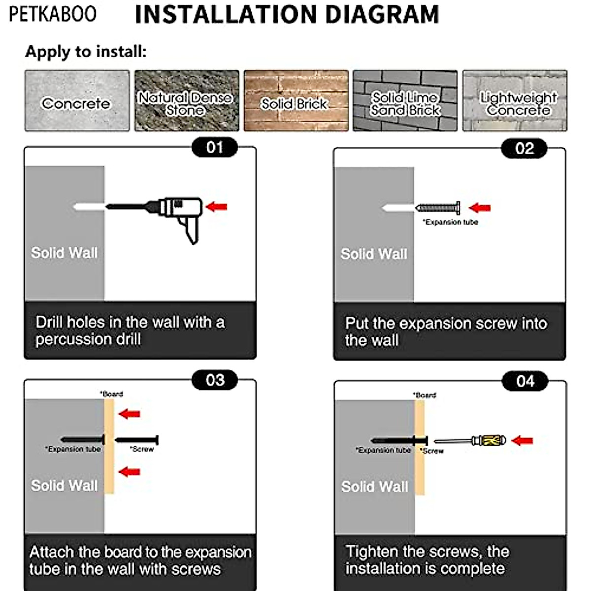 PETKABOO Cat Wall Furniture, Cat Wall Shelves, Floating Cat Wood Climb Furniture, Cat Wall-Mounted Playing Climber, 2 Cat Houses & 4 Cat Shelves & 2 Ladders & 1 Cat Scratching Post