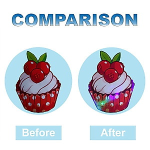 Bleidruck 50 Sheets Paper - 25 sheets 8.25x11.7 Inches Holographic Premium Cold Laminated Film & 25 Sheets A4 Crystal Clear Printable Vinyl Sticker Paper