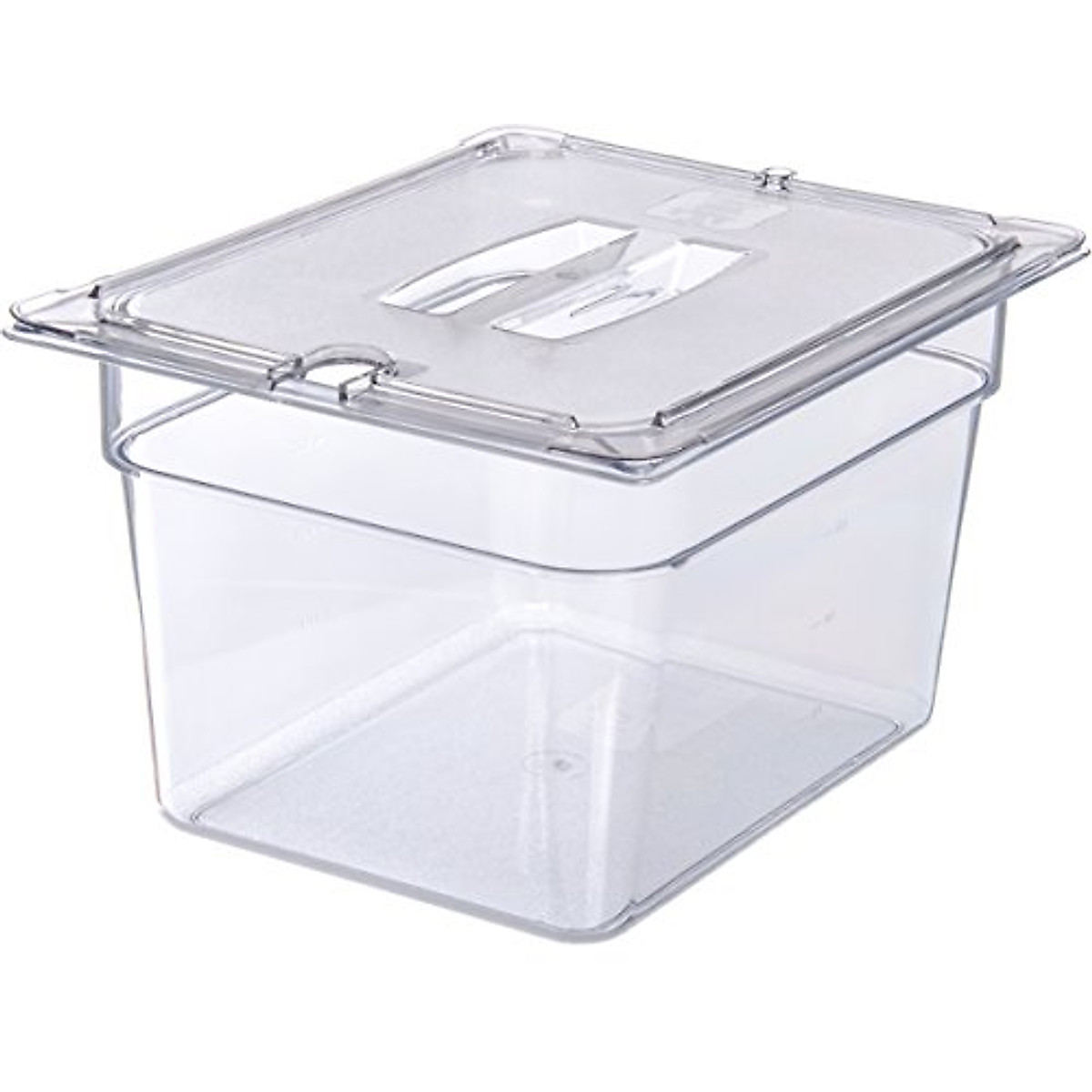 Carlisle FoodService Products 10223B07 StorPlus Half Size Food Pan, Polycarbonate, 8" Deep, Clear