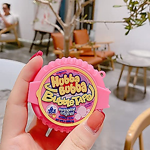 Alquar for Galaxy Buds Live/Galaxy Buds 2/Galaxy Buds 2 Pro/Galaxy Buds Pro Case, Cute Cartoon Anime Food Silicone Protective Case Cover with Samsung Buds 2 Pro/Buds 2/Buds Pro/Buds Live(Bubba Candy)