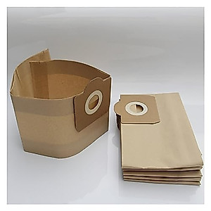 McbeAn Hepa Filter Paper Dust Bags Replacement Fliters Accessories Compatible for Karcher WD3 WD3,200 WD,3300 MV3 WD3,500 Vacuum Cleaner Parts(Set G)