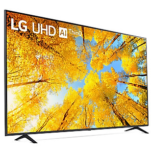 LG 43UQ7590PUB 43 Inch HDR 4K UHD Smart TV 2022 Bundle with 2 YR CPS Enhanced Protection Pack