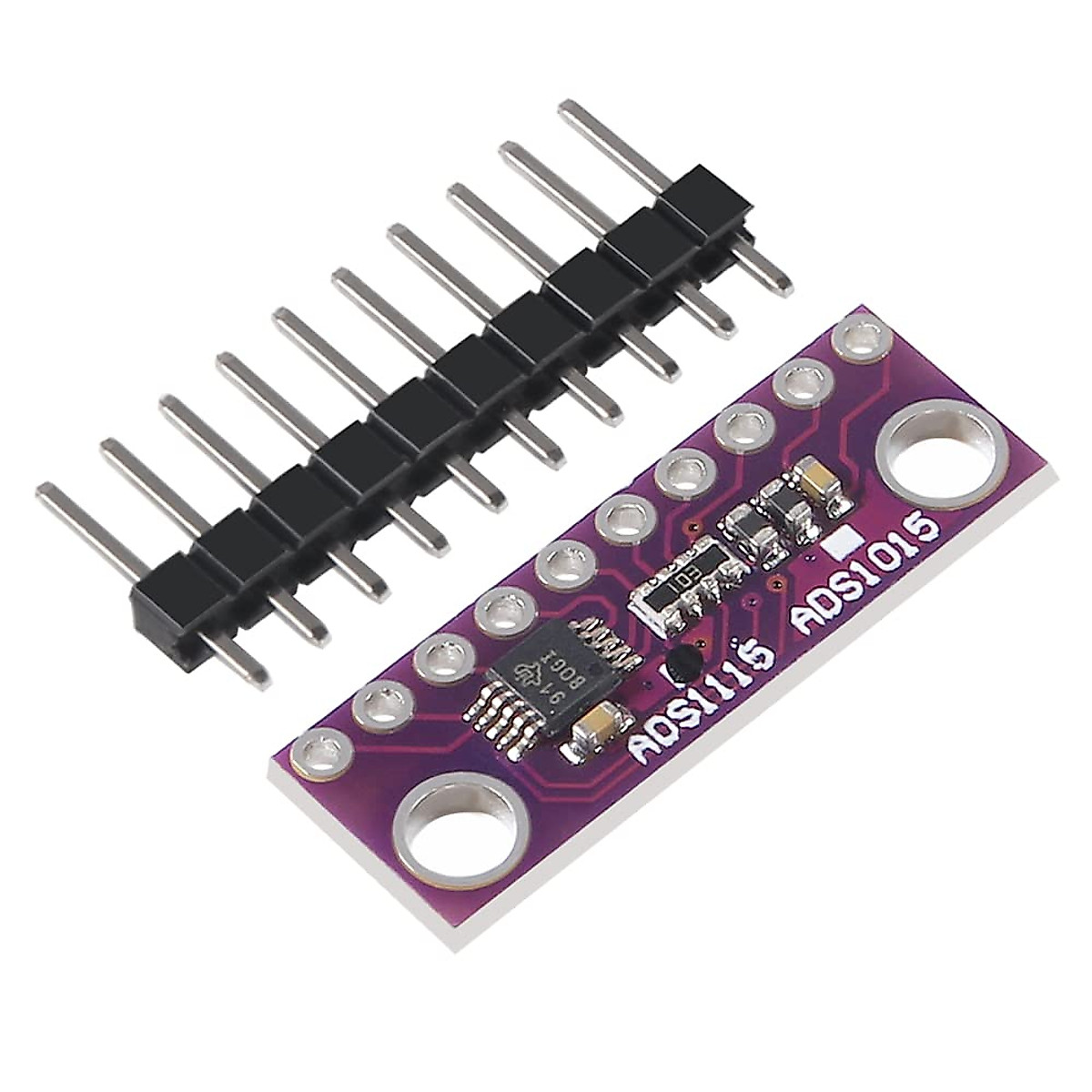 DORHEA 3PCS ADS1115 16 Bit Analog to Digital Development Board ADC Converter Module 4 Channel Board with Programmable Gain Amplifier 2.0V to 5.5V for Raspberry Pi