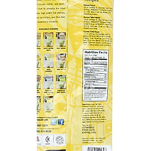 MOCAFE Caramel Blended Ice Coffee Mix, Instant latte frappe powder, 3lb bulk bag