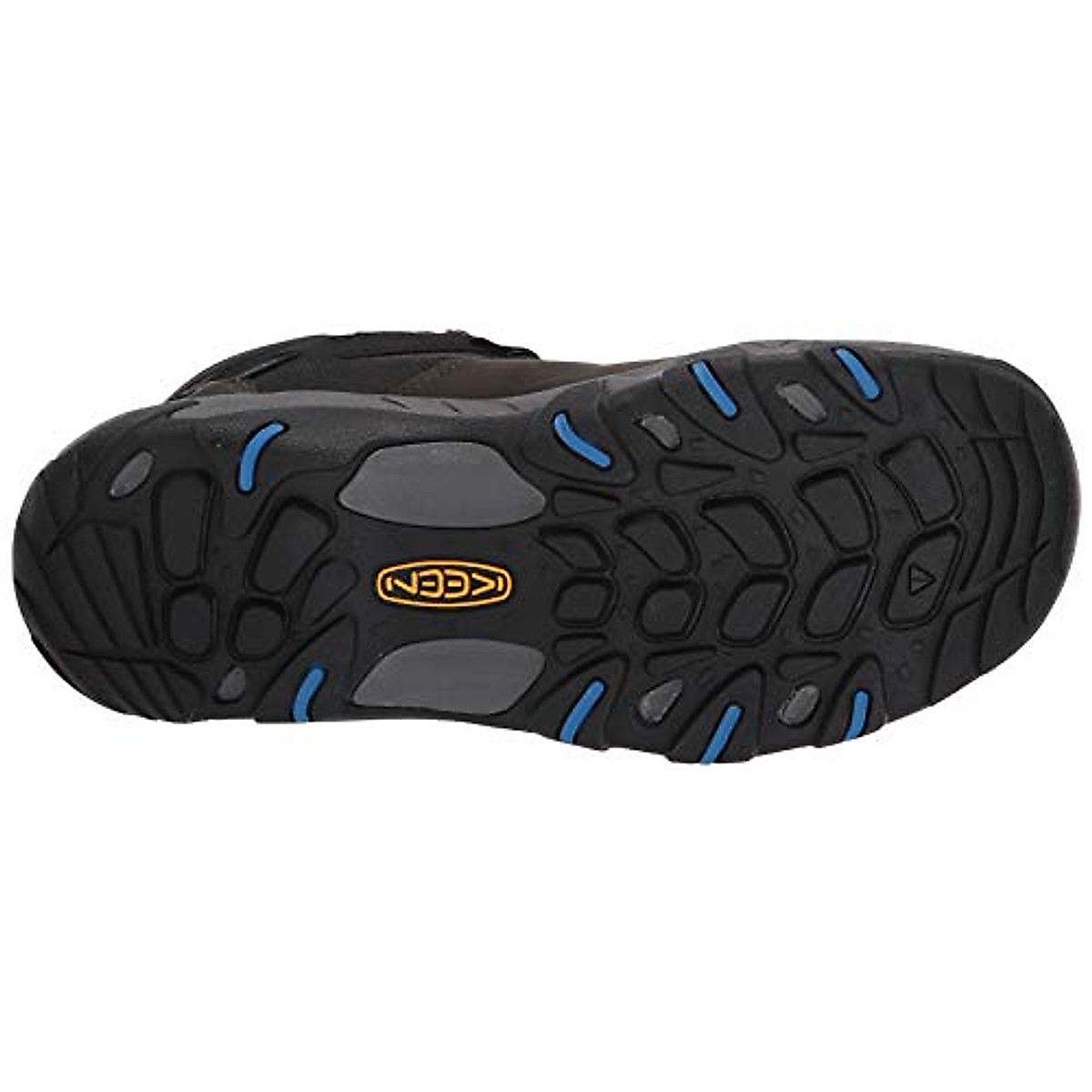 KEEN Men's Steens MID WP Hiking Boot, Black, 9