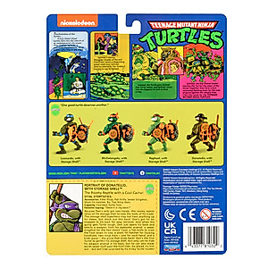 Teenage Mutant Ninja Turtles: 4” Original Classic Storage Shell Donatello Basic Figure by Playmates Toys